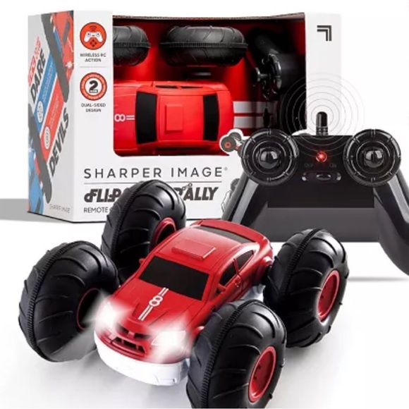 Sharper Image | Toys | Sharper Image Red Remote Control Flip Stunt ...